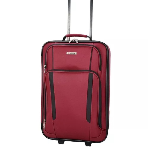 Tag | Bags | 3 Piece Tag Red And Black Wheeled Travel Bag | Poshmark